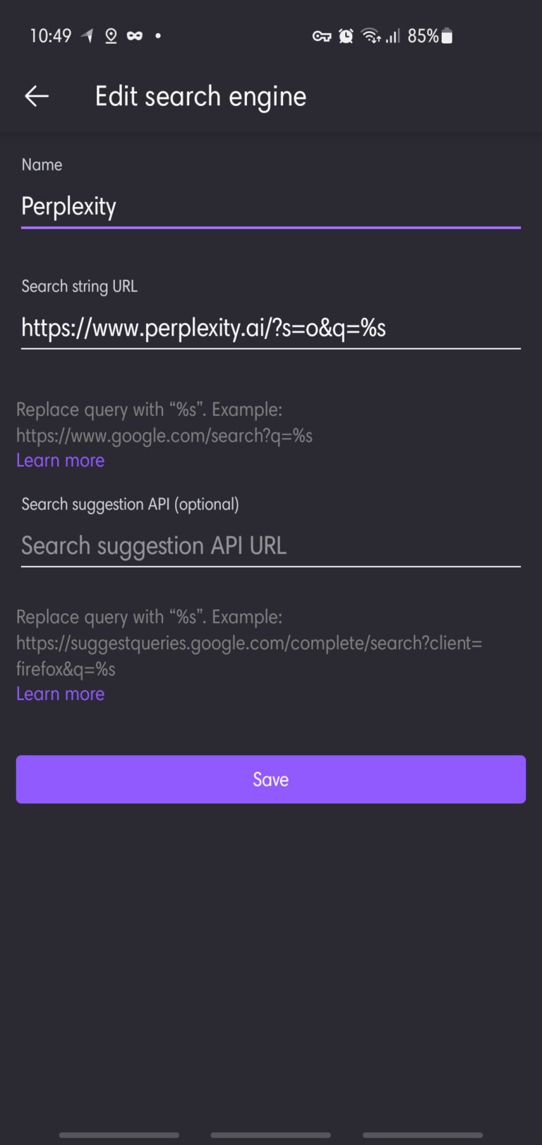 Set Perplexity as Your Default Search Engine to Gain in Efficiency - SavTips