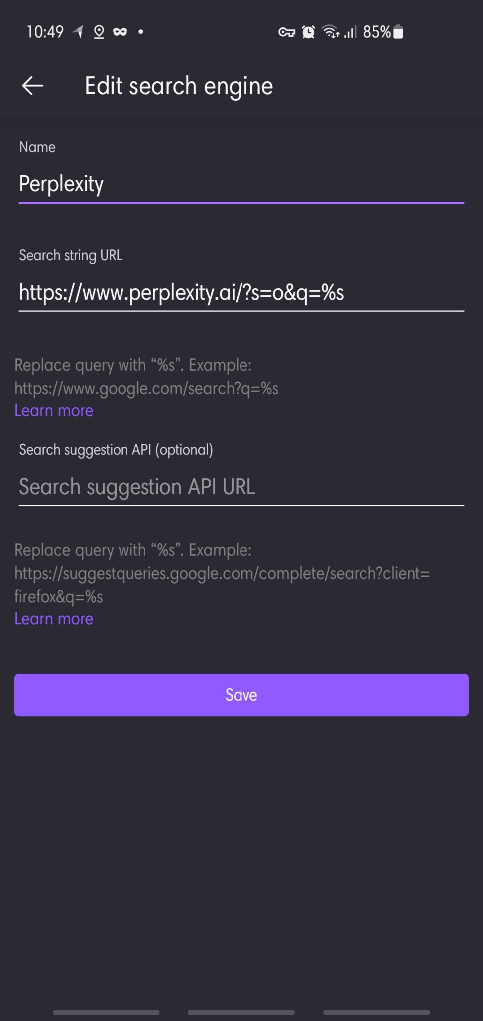Set Perplexity as Your Default Search Engine to Gain in Efficiency - SavTips